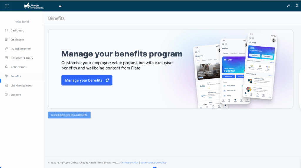 Aussie Time Sheets - Integrations 2023 - Flare HR